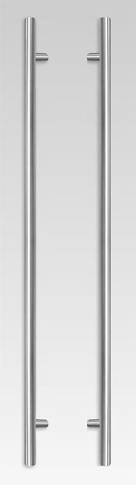 Door Pull Bars Round Profile Matte Black or Stainless Steel | Concept ...