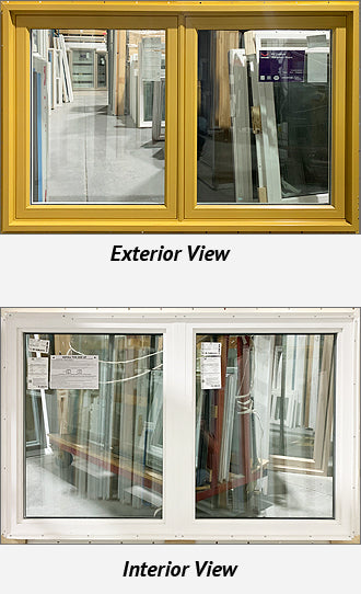 Fixed Window 2-Section 68" Wide x 42" Tall-Autumn Gold – Concept 76 ...