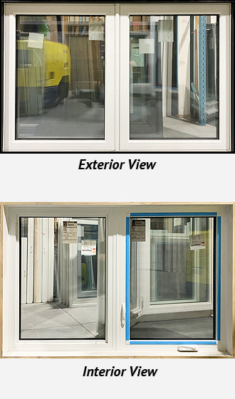 Casement Window 2-Section 60" Wide x 40" Tall – Concept 76 Windows and ...